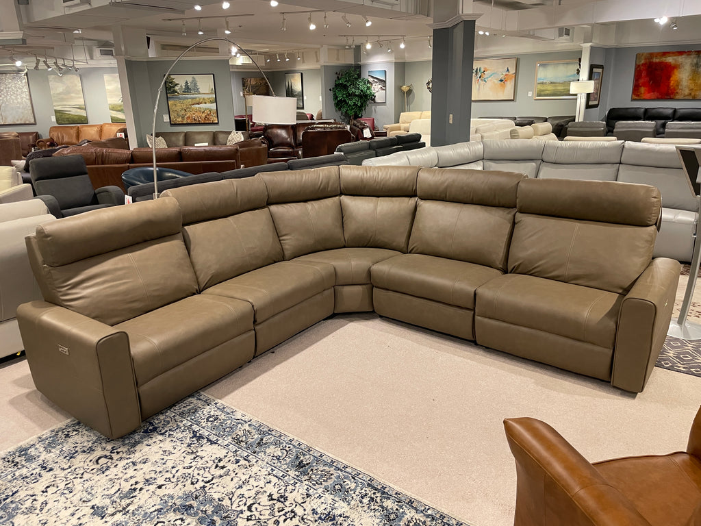 Elran - 4058 - Sectional - In Stock! – Leather and More in Hickory NC