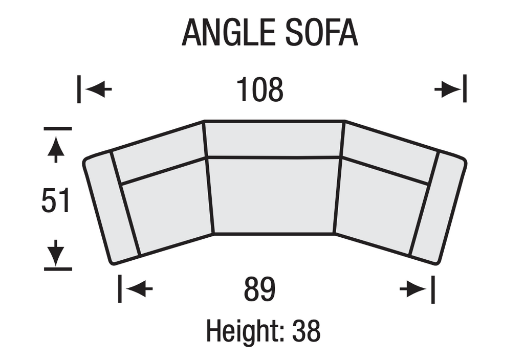 Legacy - Morgan - Angle Sofa – Leather and More in Hickory NC